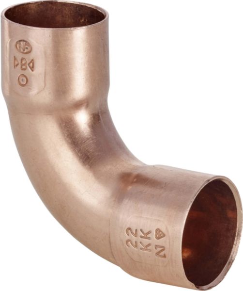 DOOITCH - Female-female 90° copper soldering bend Ø 16 mm bag of 2 ...